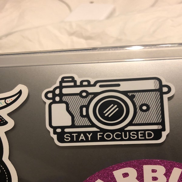 Stay Focused, Photography, Shoot Film, Waterproof Vinyl Sticker, UV ...