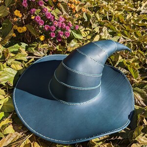 Wizard Hat Pattern Witch Hat Leather DIY Pdf Download Video Tutorial - Etsy