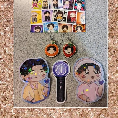 Bangtan Large Chibi Sticker D-day Tour Suga Agust D Yoongi - Etsy