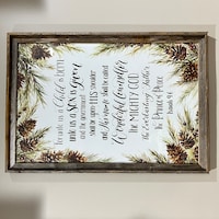 Isaiah 9:6 for Unto Us a Child is Born Christmas Scripture Wall Art ...