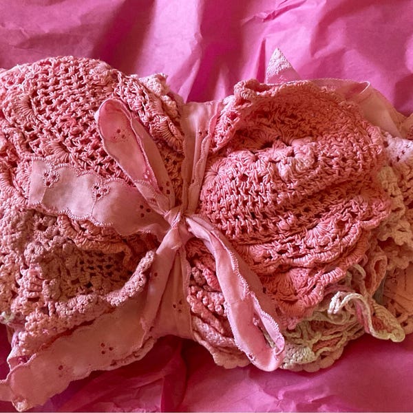 Chloe Textile Pack for Slow Stitching Vintage Fabric Journaling Supply ...