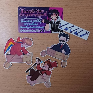 Grian, Mumbo Jumbo, and Goodtimeswithscar 2.5boatem Pole Stickers ...