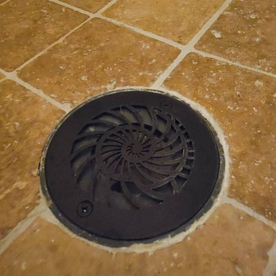 Shower Drain, 4.00 Diameter, Octopus Design by Designer Drains - Etsy