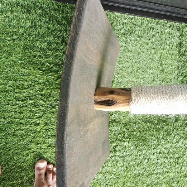 Natural Wood Cat Scratcher, Cat Tree, Cat Scratching Post, Modern Cat ...