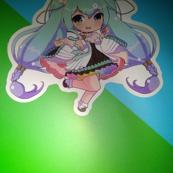Hatsune Miku Vinyl Sticker - Etsy