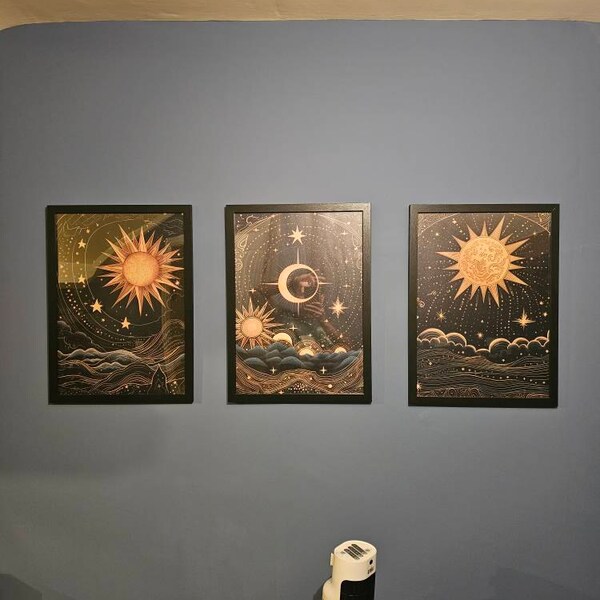 Mythological Greek Goddesses Poster Set of 3, Helios, Hera and Hestia ...