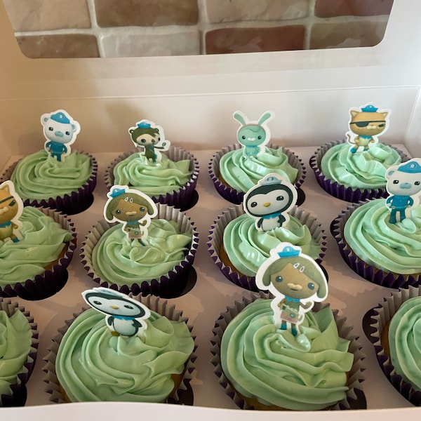 Go Jetters Edible Cupcake Toppers – Stand up Cake Decorations for Kids ...