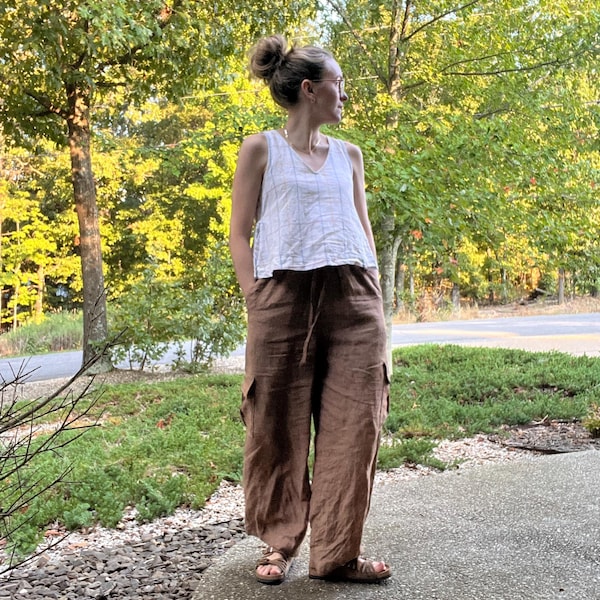 Lane Pants PDF Sewing Pattern Size Inclusive 0-34 Beginner Friendly ...