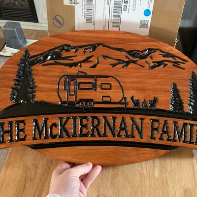 RV Sign / Camper Sign/ Personalized Camper Sign/ Campground Sign ...