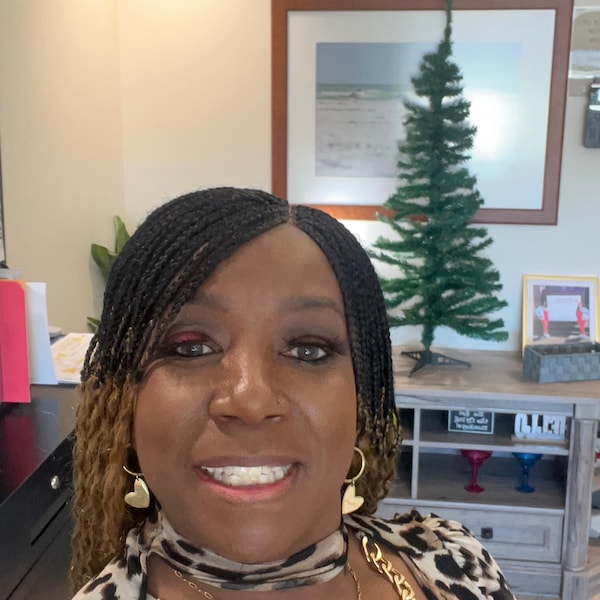 Elegantwigs 22" Black and Gold Handmade Two-tone Braided Wig With Curly ...