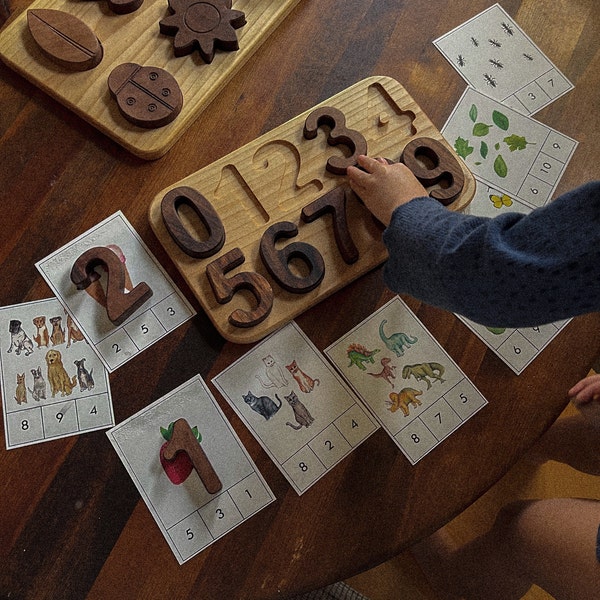 Count and Clip Cards #1-20 Printable Digital Download - Etsy