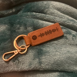 Custom SONG KEYCHAIN, Personalized Scannable Music Keychain, CHRISTMAS ...