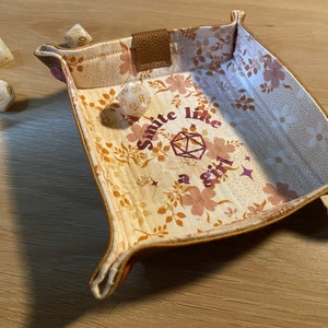 Dice Tray for DND and Ttrpgs, Black or Holographic Silver Vinyl and ...