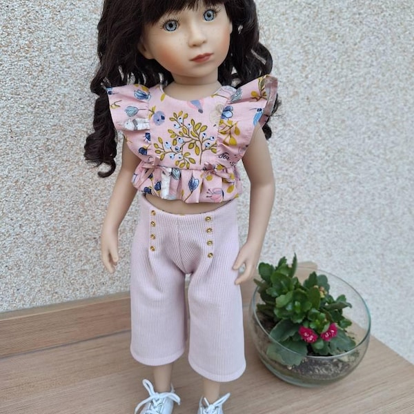 Sewing Pattern "coline" for Ruby Red Fashion Friends and Little Kidz ...