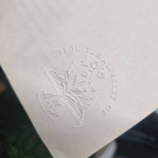 Custom Book Embosser, Rectangular Embosser, Custom Embosser Stamp ...