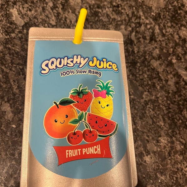 Juice Squishy / Super Slow Rising Squishy / Fruit Scented/ Licensed ...