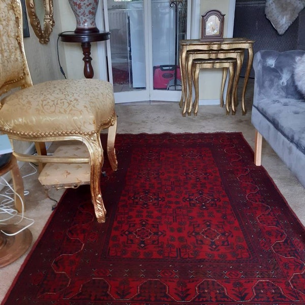 Handmade Pakistan Bokhara Area Rug 180cm X 124cm / 5'11'' X 4'1 ...