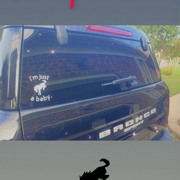 Baby Bronco Decal - Etsy