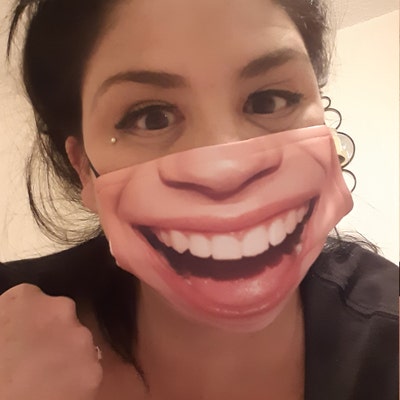 Choose Your FUNNY MASKS With 2 Filters Optional. Nose Wire Included ...