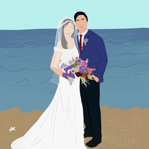 Group Portrait Group Drawing Drawing From Photodigital | Etsy