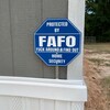 FAFO Home Security Sign - Etsy