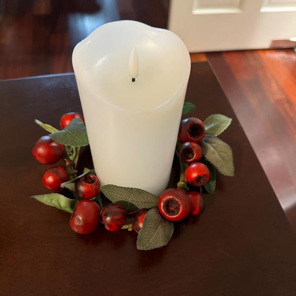 Christmas Berry Pod Wreath, Christmas Window Wreath, Mini Wreath ...