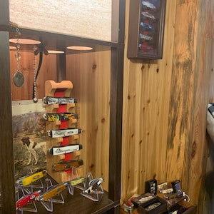 Custom Knife Display Stand Case Made From Solid Oak Wood. Knife Rack - Etsy