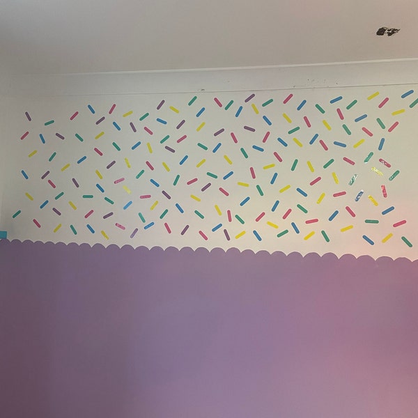 Sprinkle Shaped Wall Decals / Stickers - Etsy