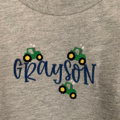 Tractor, Mini, Embroidery Design, Machine Embroidery, Instant Download ...