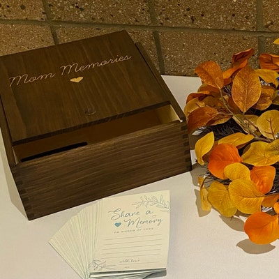 Keepsake Box for Child, Memory Box for Grandpa, Wooden Gift for Him ...