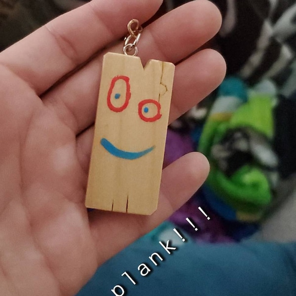 Johnny 2x4 and Plank handmade Wood Carving Inspired by Ed, Edd & Eddy ...