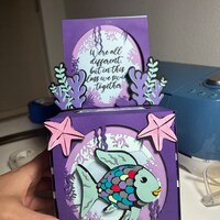 Rainbow Color Fish SVG, Teacher Crafts, Student Crafts, Cricut Cut ...