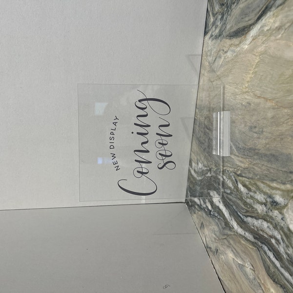 Print Your Custom Acrylic Sign — Create Your Own Minimalistic Acrylic ...