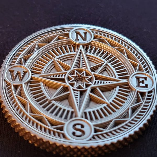 Multilayer Compass Mandala SVG, 3d Compass Svg, Shadow Box Compass ...