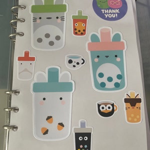 Blueberry Milk Sticky Notes 3x3 Sticky Notes Asian Notepad Asian ...