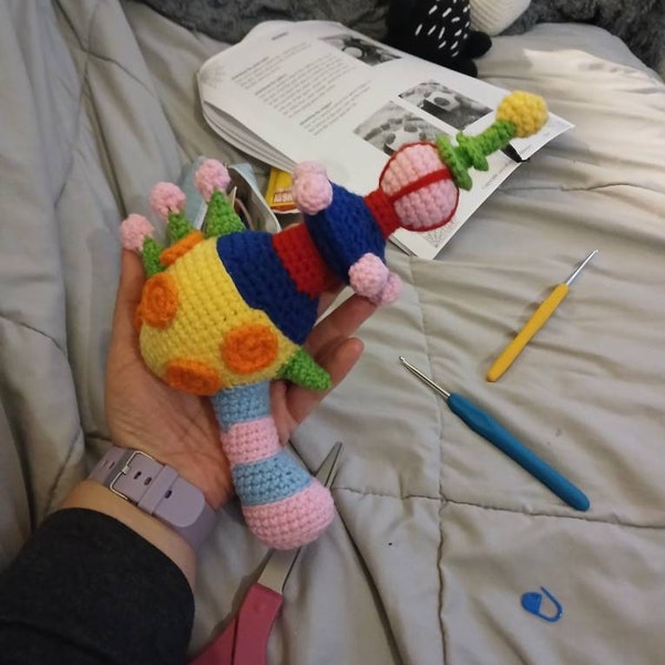 Klown Cotton Candy Ray Gun Crochet Pattern - Etsy