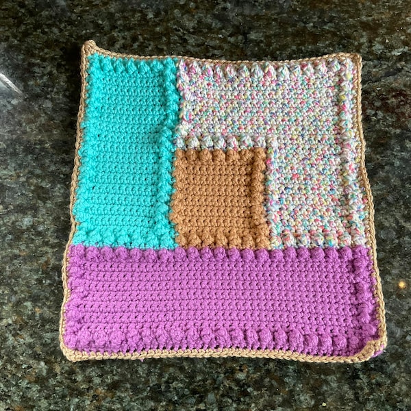 English Dutch Crochet Pattern Log Cabin Blanket / Throw Serendipity - Etsy