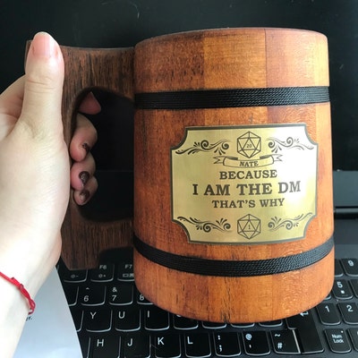Dungeons and Dragons, Dungeon Master Personalized Mug, I Am DM That's ...