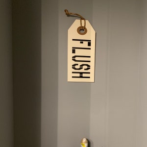 Funny Bathroom Sign Flush Floss Brush Rinse Smile Wash Soak Relax ...