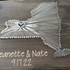 DIY Iowa String Art Kit, State String Art Kit, Iowa Nail Art, Rustic ...