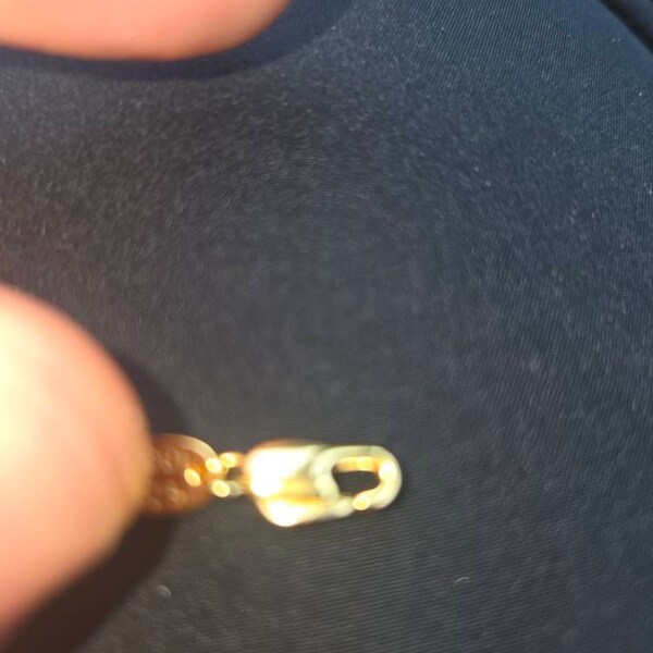 Ch Gothic Style Y2k Paper Chain Link Small Dagger Sword Necklace Chrome ...