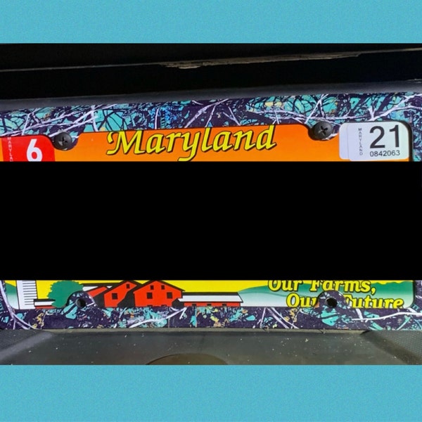 Moonshine Camo (muddy Girl) License Plate Frame - Legal in All 50 ...