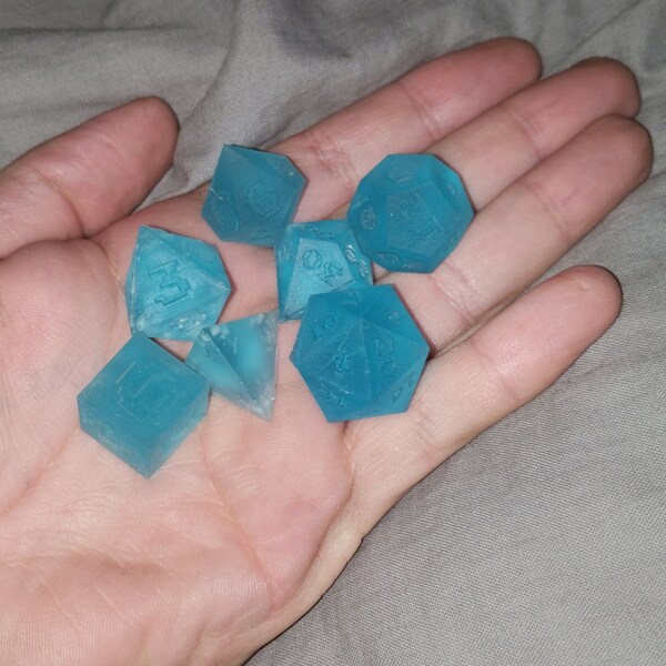 Western Font Sharp Polyhedral Dice Set Stls - Etsy