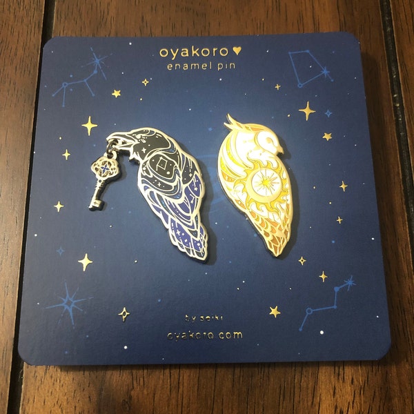 Eclipse Birds Pins - Etsy