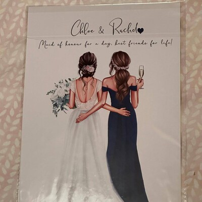 Personalised Volleyball Player Friends Print, Sport, Best Friends, Gift ...