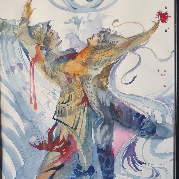 The Forager Original Painting Fae Mythology Faerie Folklore Magic ...