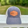 Bluegill Patch Hat, Custom Richardson 112 Leather Patch Hat, Leather ...