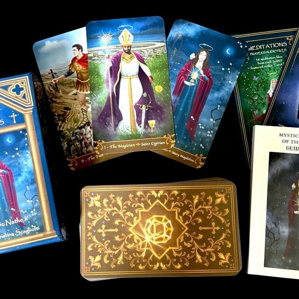 Mystical Tarot of the Saints Tarot Deck, Saints Inspired Tarot Cards ...