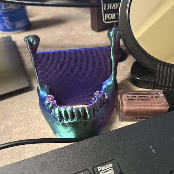 Phone Display Stand Holder | Skull/jawbone Shaped | for Cell Phone ...