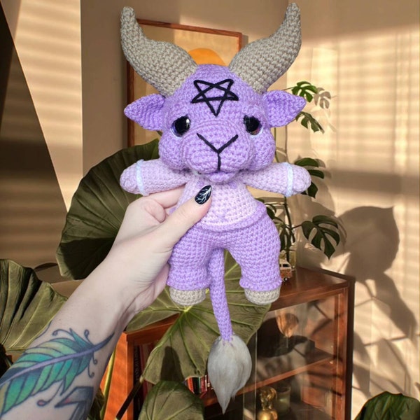 AMIGURUMI PATTERN, Punk Emo Bunny, Alternative Cat amigurumi Spanish ...